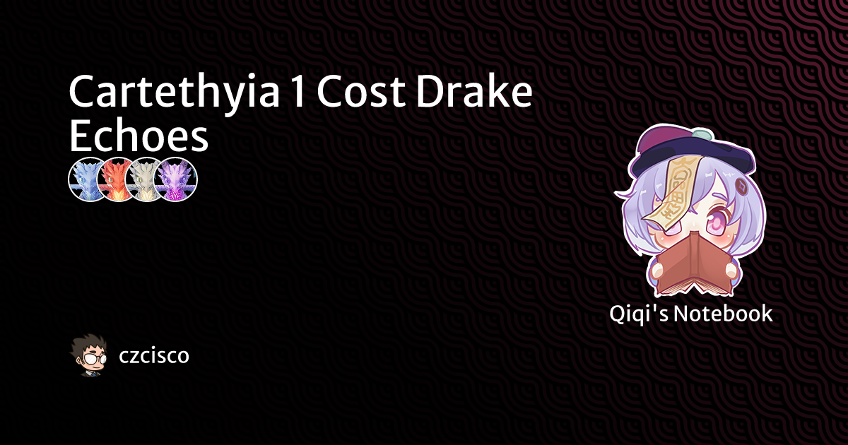 Cartethyia 1 Cost Drake Echoes | Qiqi's Notebook